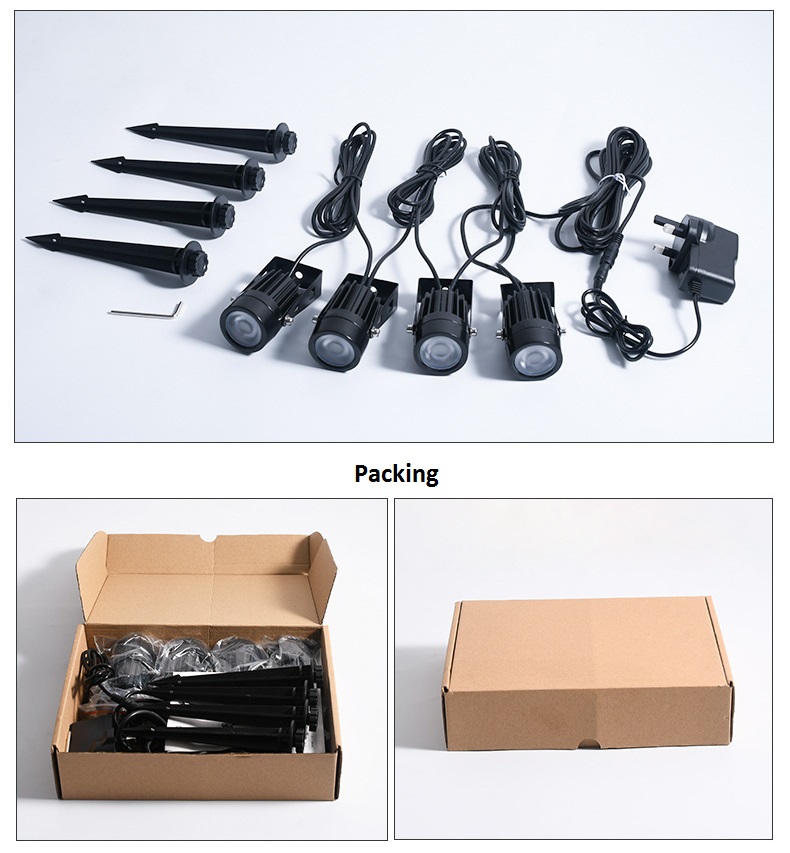 led garden light set