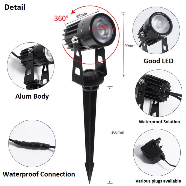 led garden light set