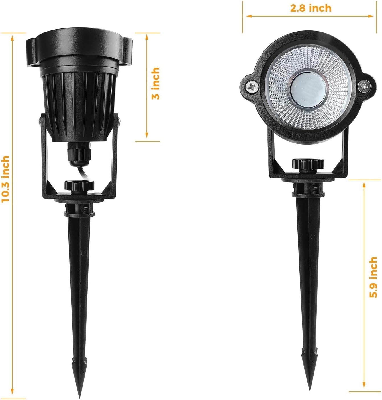 LED Garden Light 3 Colors Dimmable