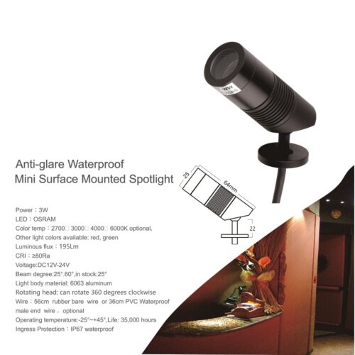 led wall light 3W