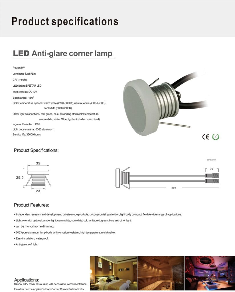 led step light 1w