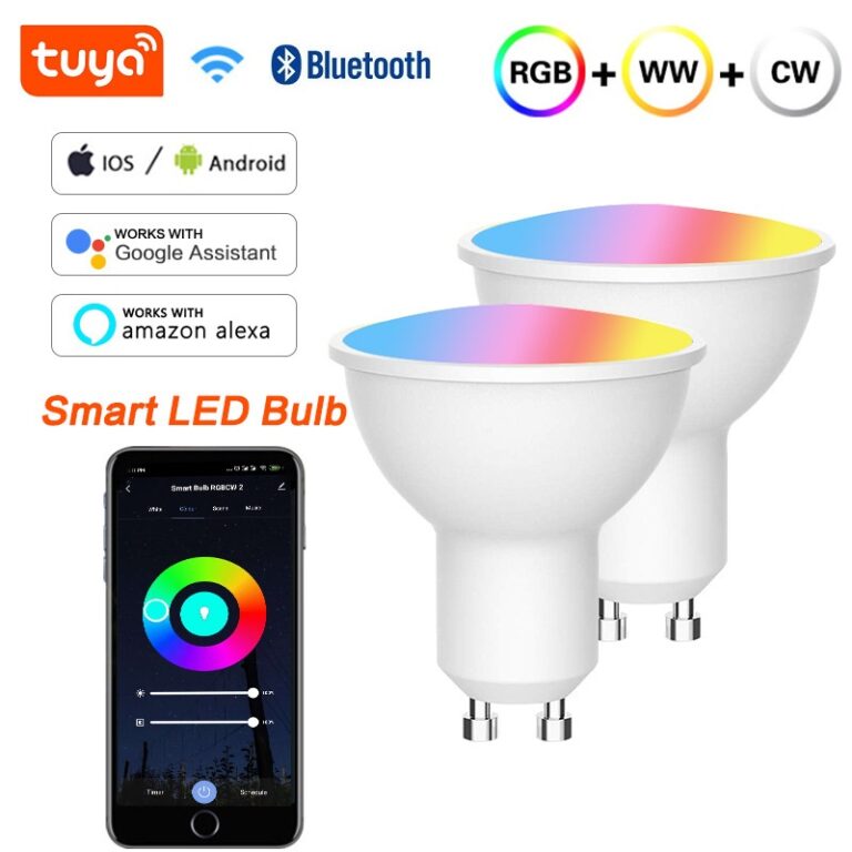 smart led spotlight gu10 5w