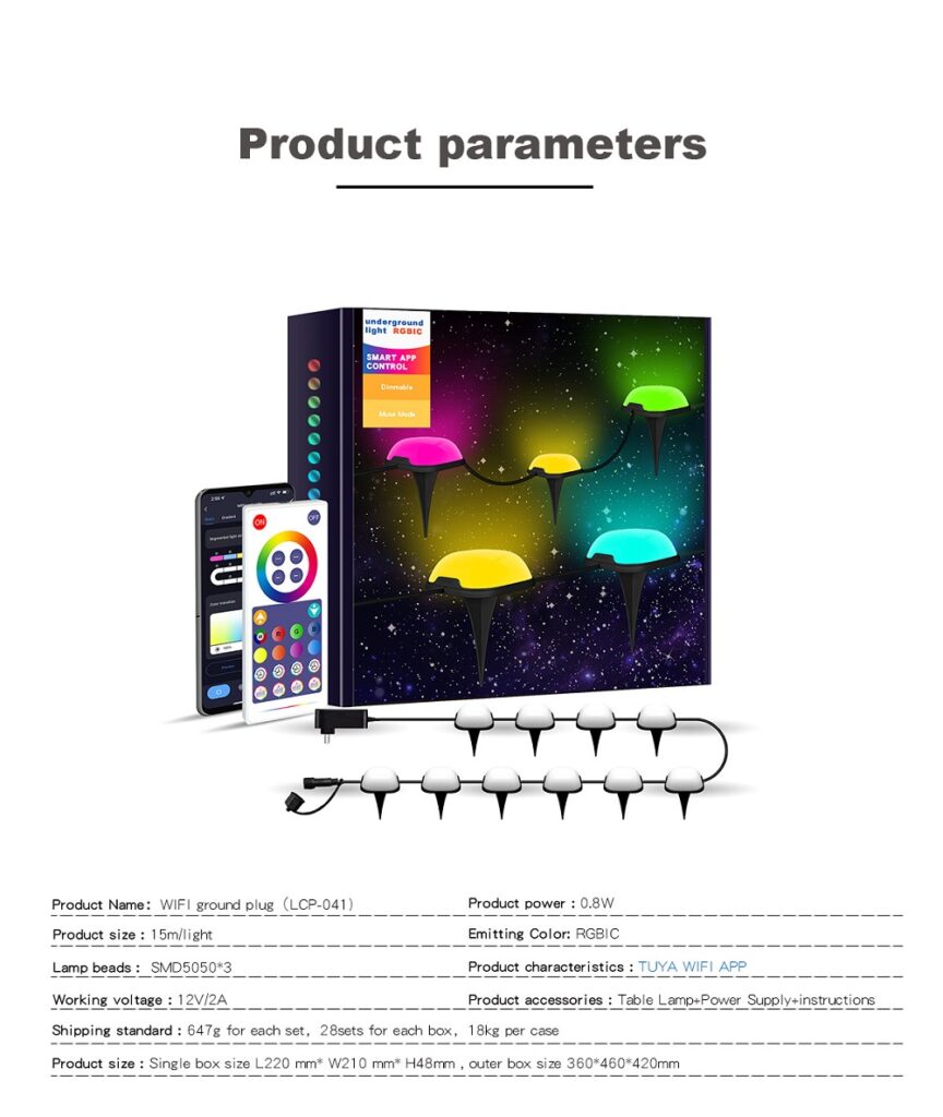 smart LED Gound light 10W