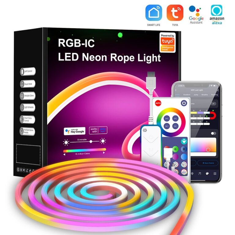 Smart Neon Rope Light Set RGBIC 20W